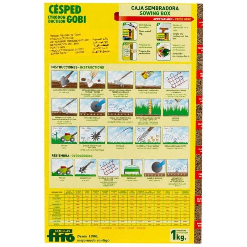 Fito Cynodon Dactylon Bermuda Grass Seeds – blozem